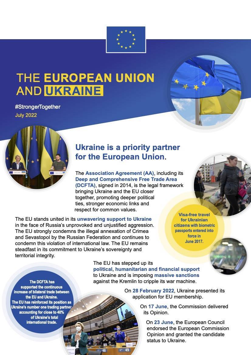 🇺🇦 The European Union and Ukraine: #StrongerTogether